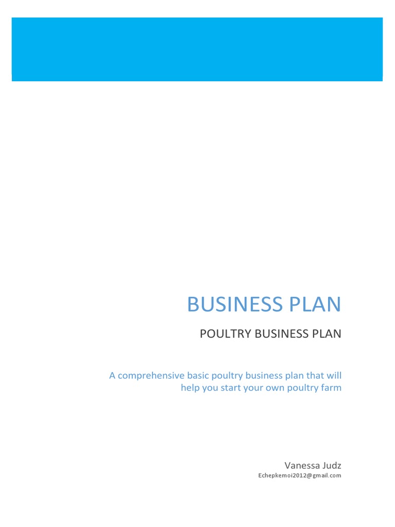 3552 Business Plan For Poultry Farming | Download Free PDF | Internal ...