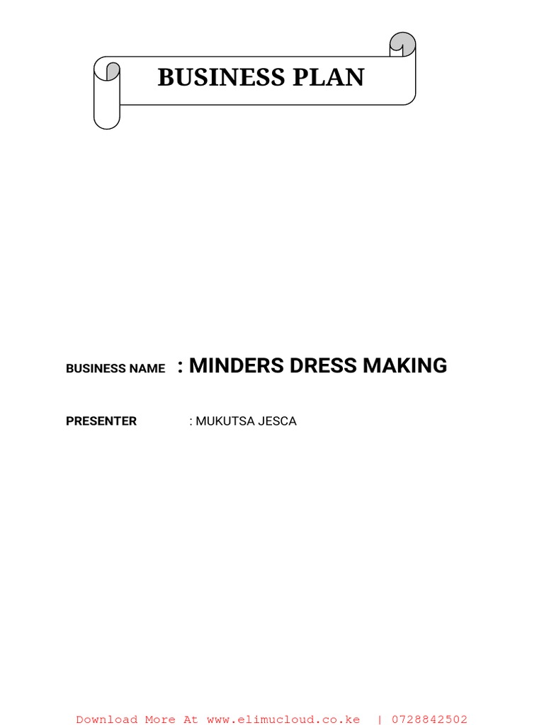 Tailoring Business Plan Overview | PDF | Pricing | Retail