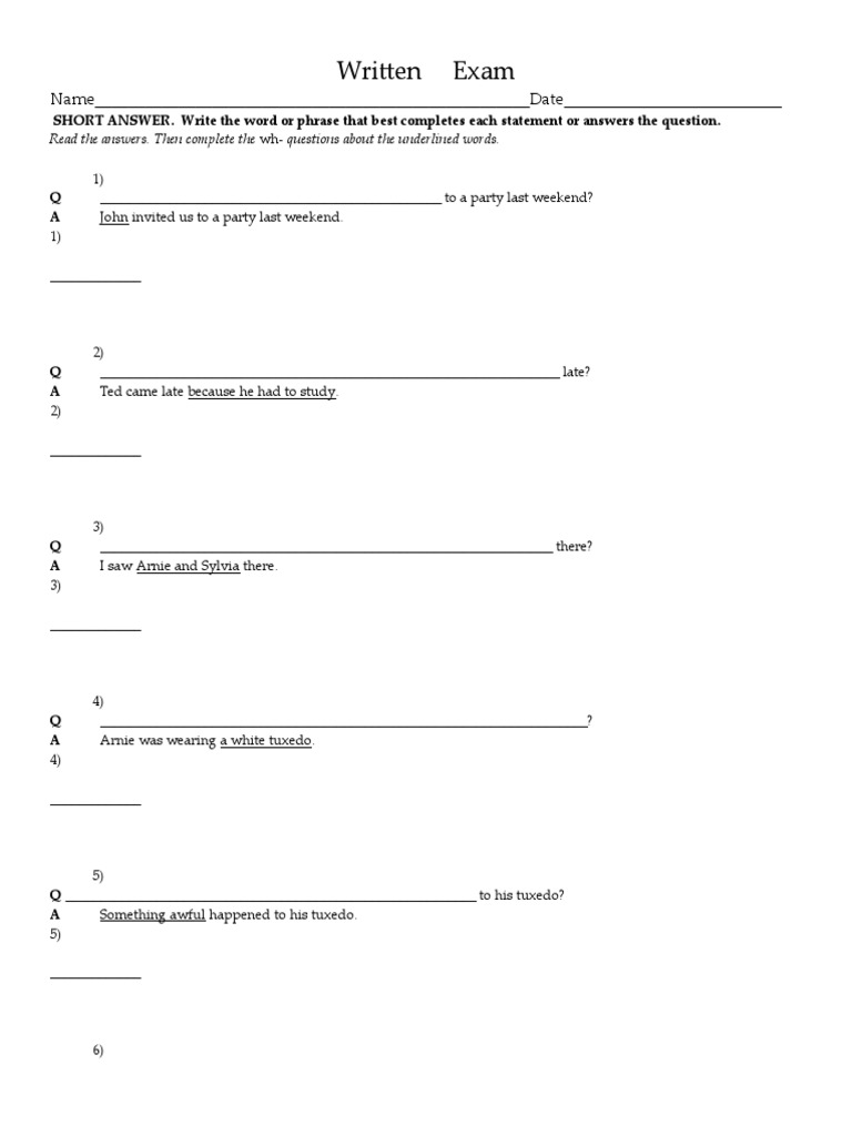 Exam for Factory Workers in Taiwan | PDF | Question | Syntax