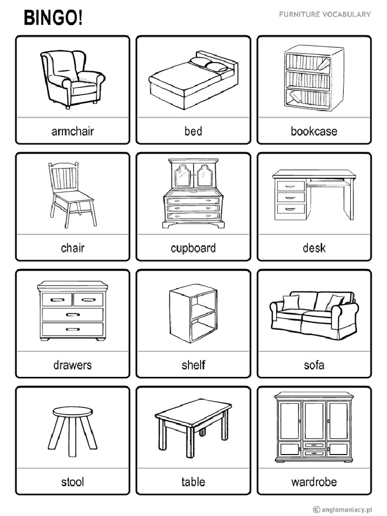 Furniture Bingo | PDF