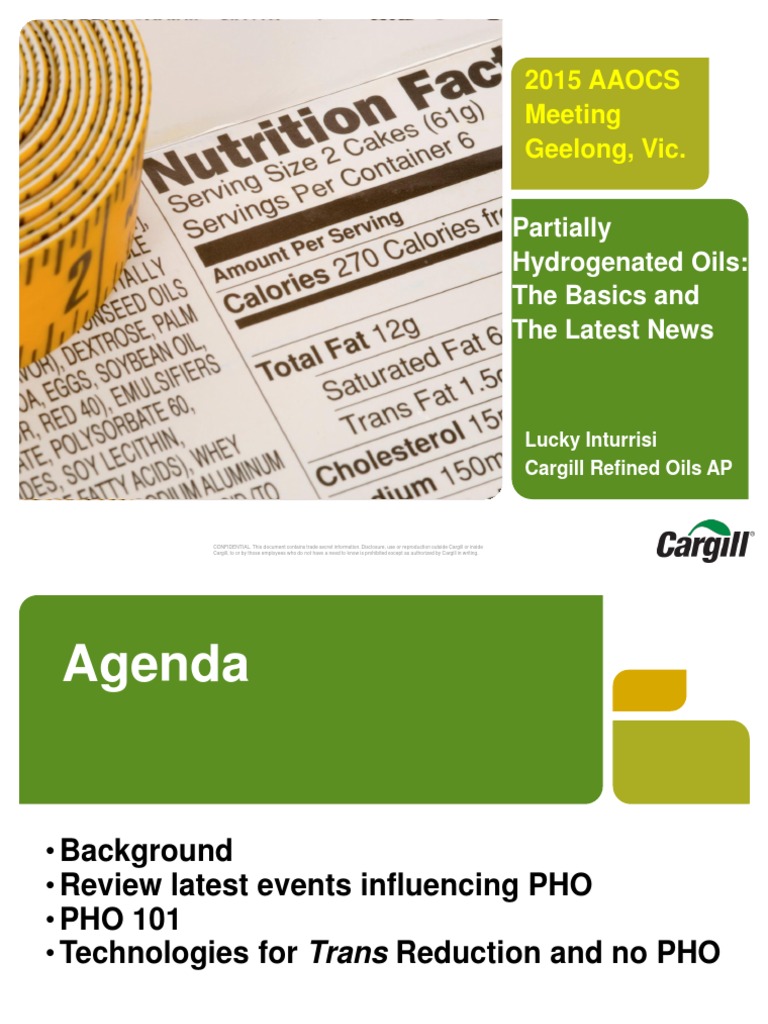 L. Inturrisi - Partially Hydrogenated Oils | PDF | Fat | Fatty Acid