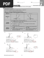 HW - Worksheet A Topic 2.3 Exponential Functions | PDF | Exponential ...