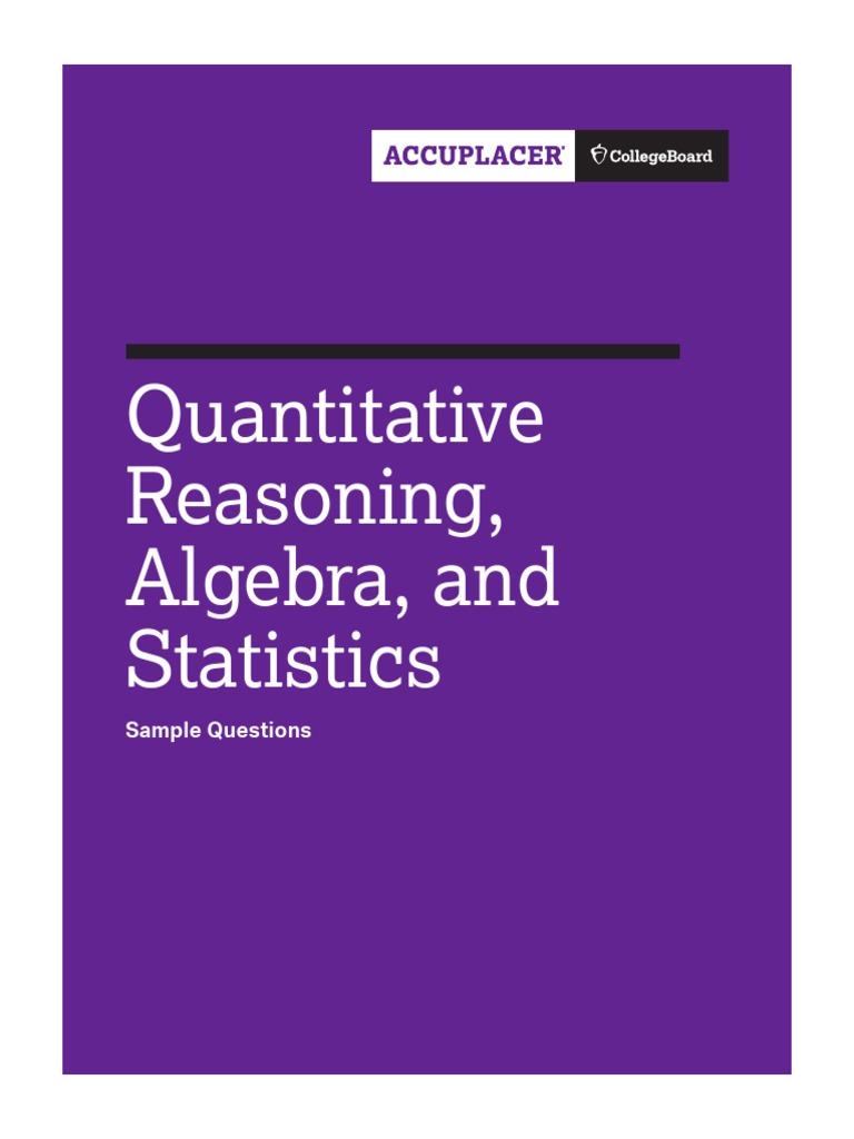 Quantitative Reasoning, Algebra, and Statistics: Sample Questions | PDF | Sat | Area