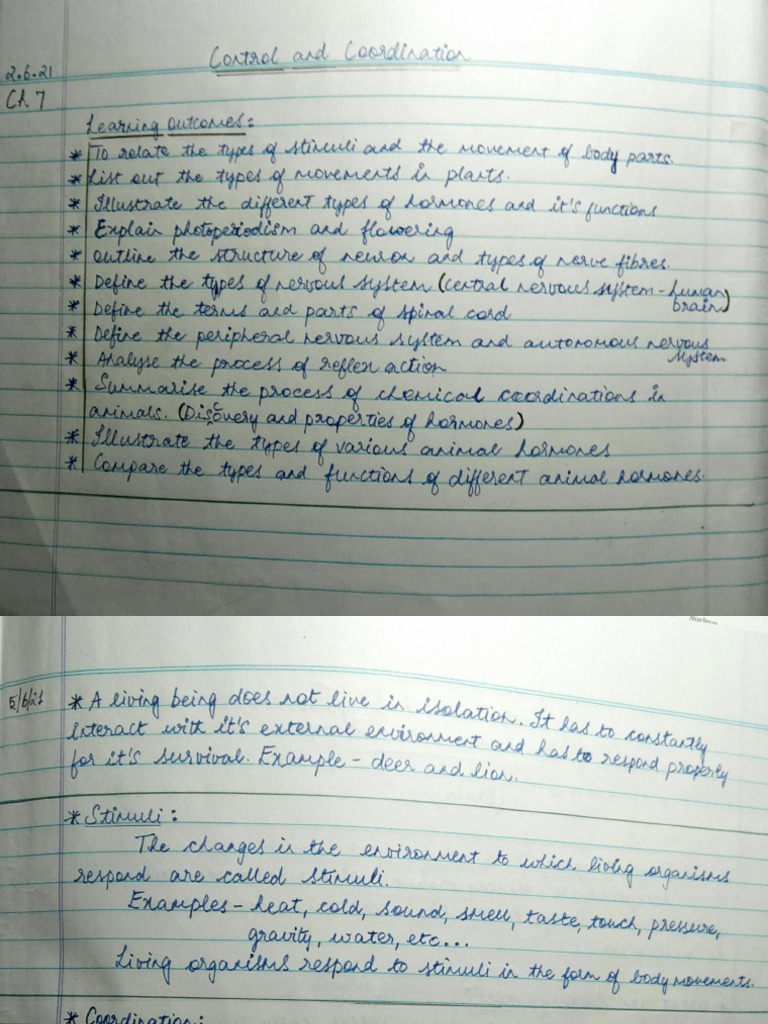 Class 10 Bio CH 7 Notes | PDF