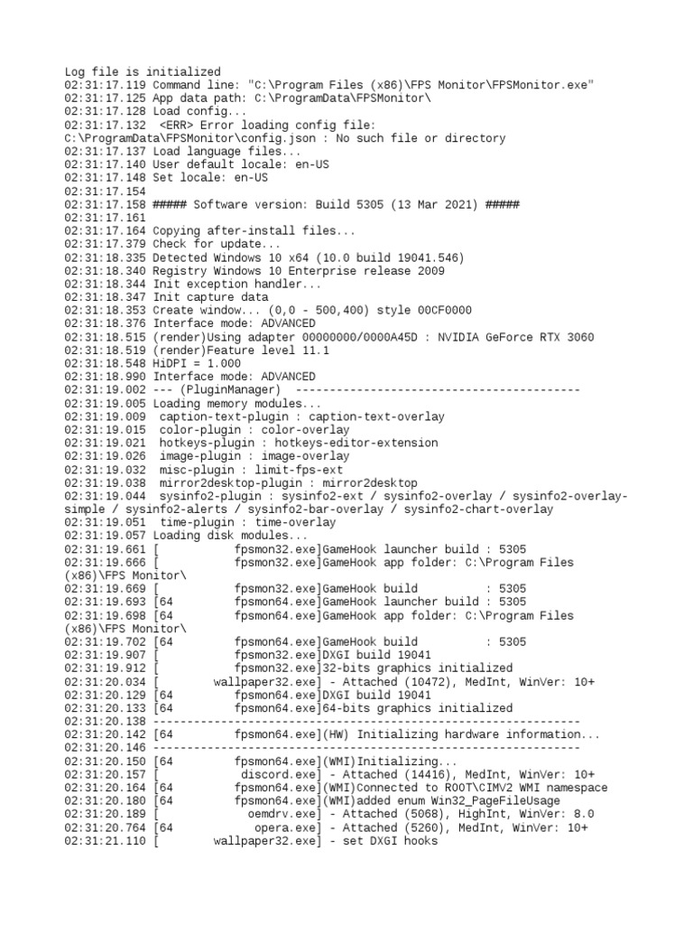 Fps Monitor | PDF | Windows 10 | Computer File