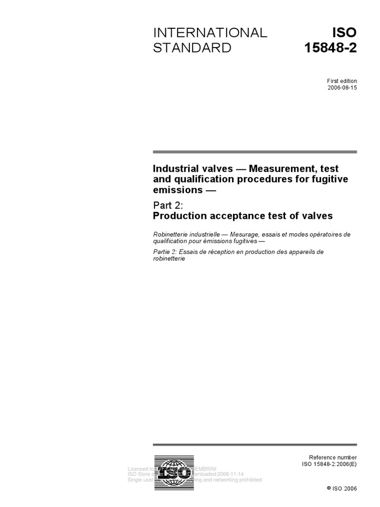 Iso15848 2 | PDF | International Organization For Standardization | Science