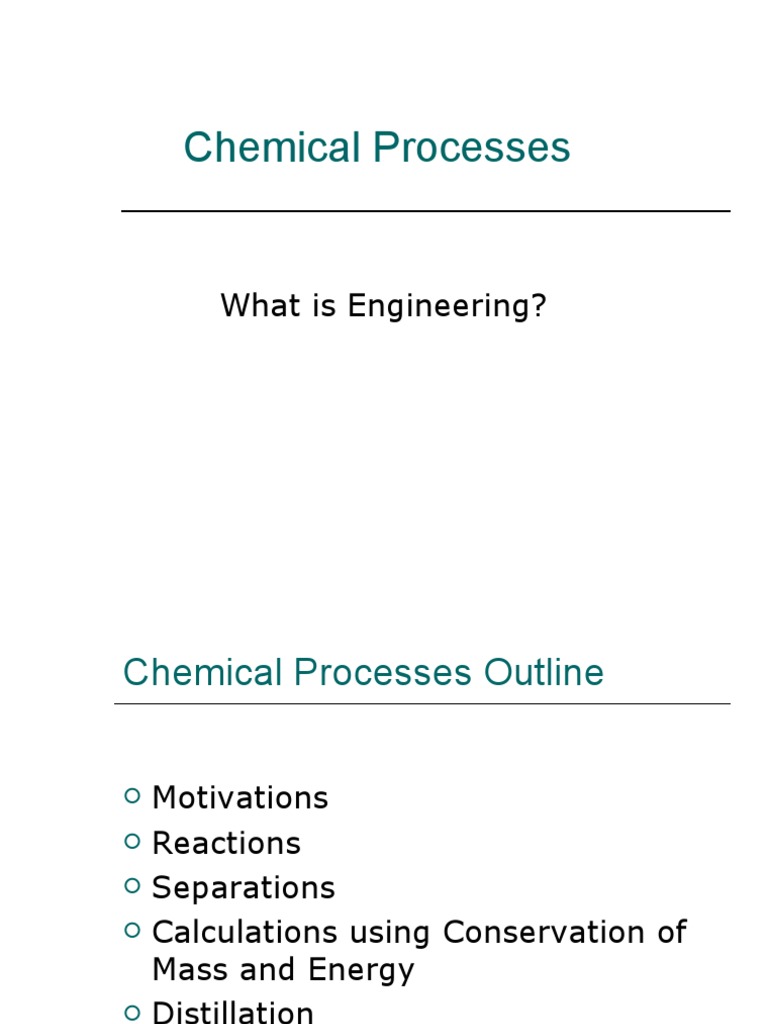 Chemical Process and Engineering | PDF | Distillation | Phase (Matter)