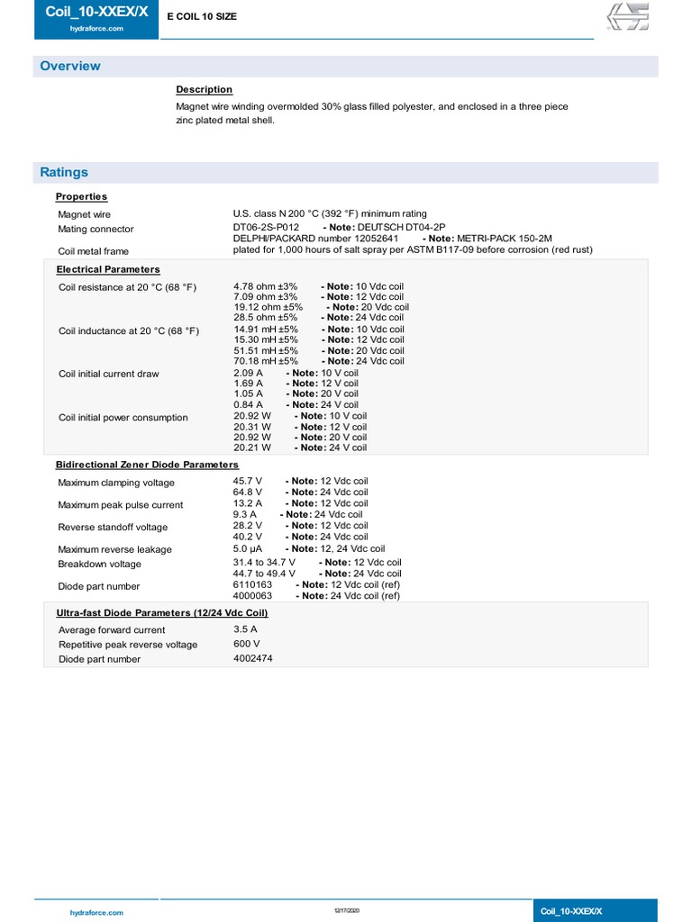 Coil 10-Xxexx | PDF | Inductor | Electronic Engineering