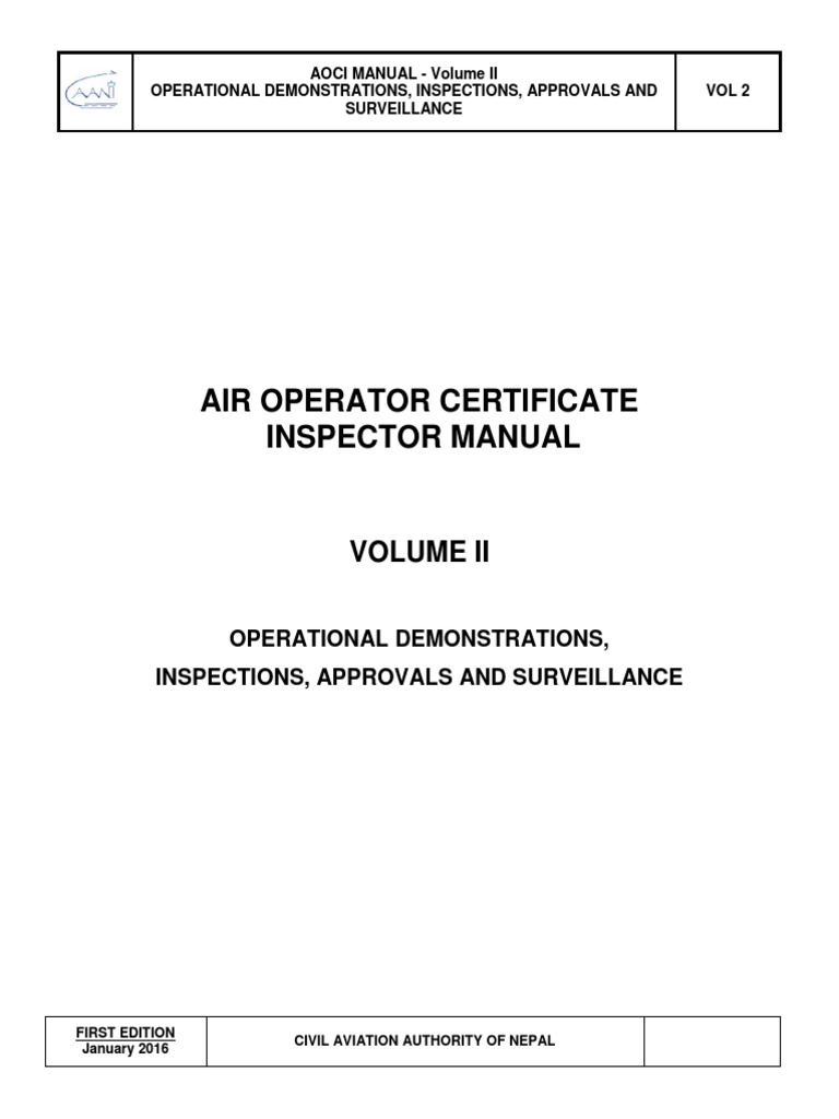 Aoci Volume 2 | PDF | Verification And Validation | Aviation Safety