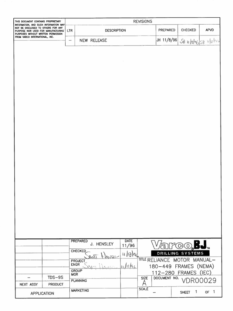 Reliance Electric Motor | PDF