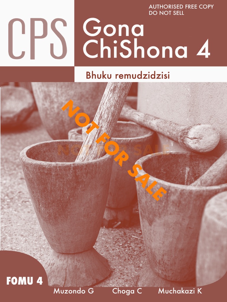 Cps Gona Chishona Form 4 Teachers Guide Ebook | PDF | Zimbabwe ...