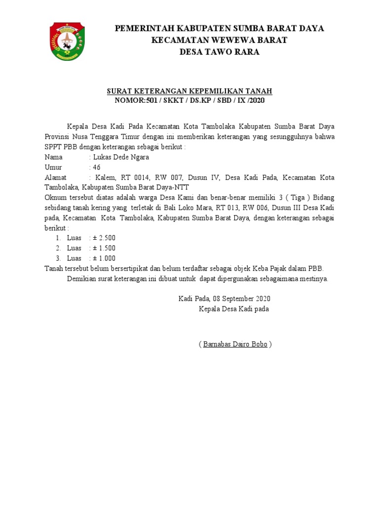 Ket. Kepemilikan Mesin Giling | PDF