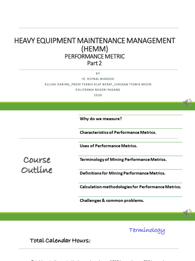 HEMM - Performance Analysys - Terminology of Mining Performance Metric ...