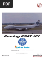 Boeing 727 Papercraft Template Guide | PDF