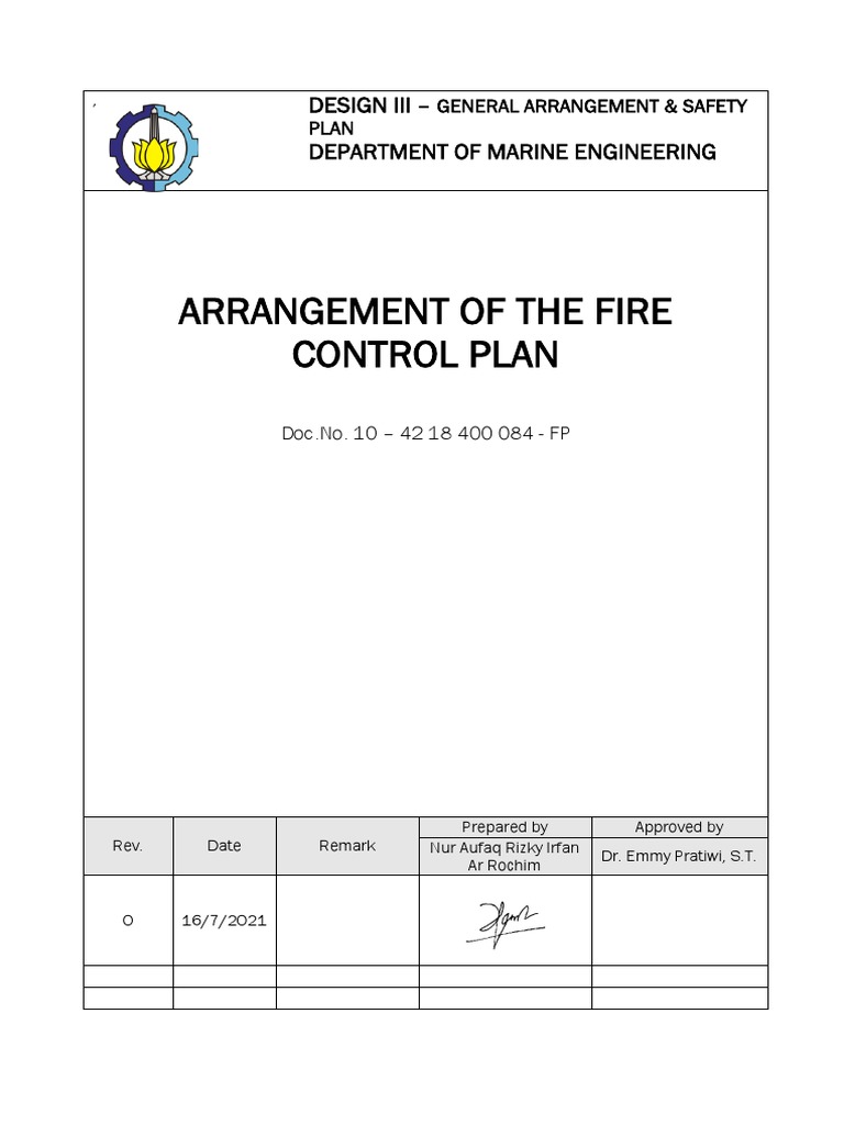 Marine Safety Plan Guidelines | PDF | Firefighting | Fires