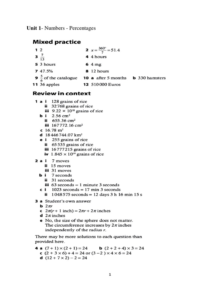 Math Units: Algebra, Geometry, Stats | PDF