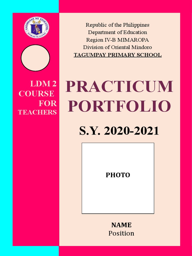LDM Practicum Portfolio Editable Template | PDF | Lesson Plan ...