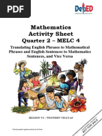 Mathematics: Quarter 2 - Module 4: Algebraic Expressions | PDF ...