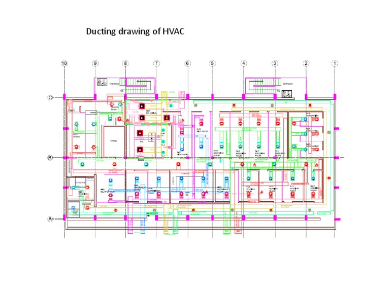 Ducting Drawing | PDF