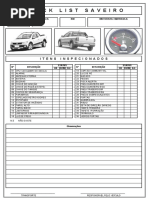 Planilha de Checklist de Veículos Excel Grátis | PDF | Veículos ...
