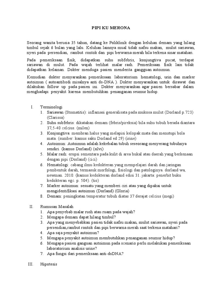 PBL Skenario 4 | PDF