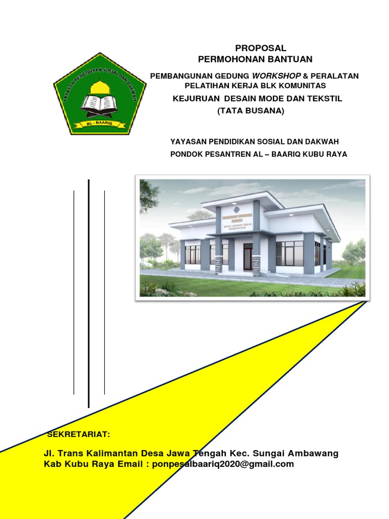Proposal Pembangunan BLK Komunitas 2024 | PDF | Seni