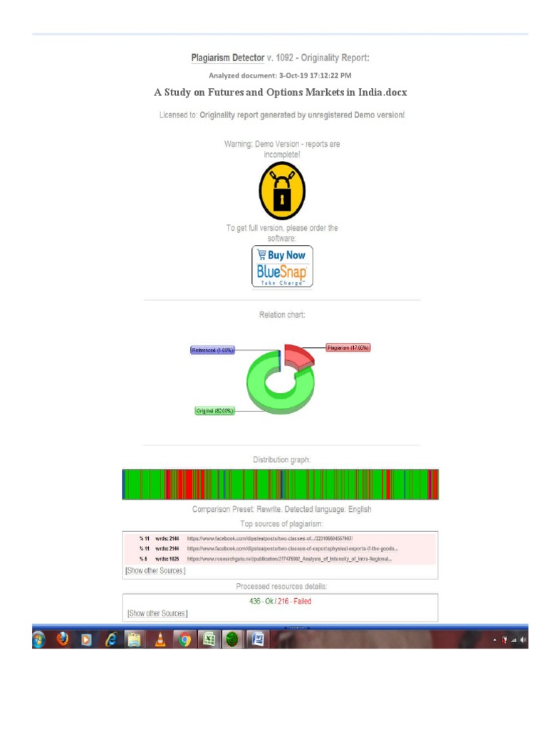 A Study On Futures and Options Markets in India | PDF