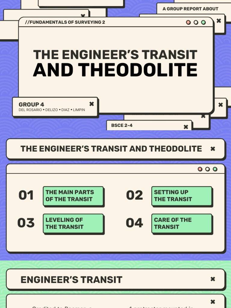 The Engineer's Transit and Theodolite | PDF | Tools | Equipment