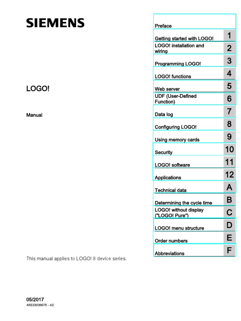 LOGO Manual Series 0BA8 | PDF | Microsoft Windows | Parameter (Computer ...