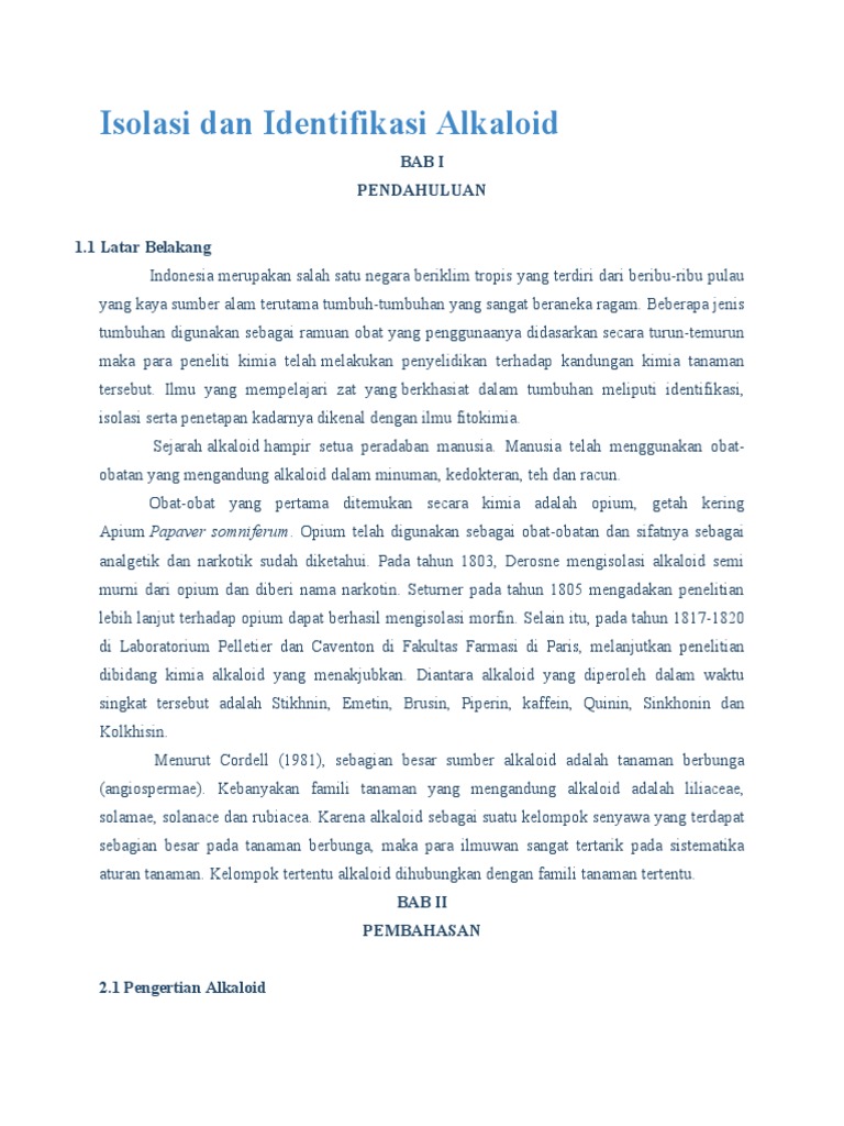 Referensi 2 Alkaloid | PDF