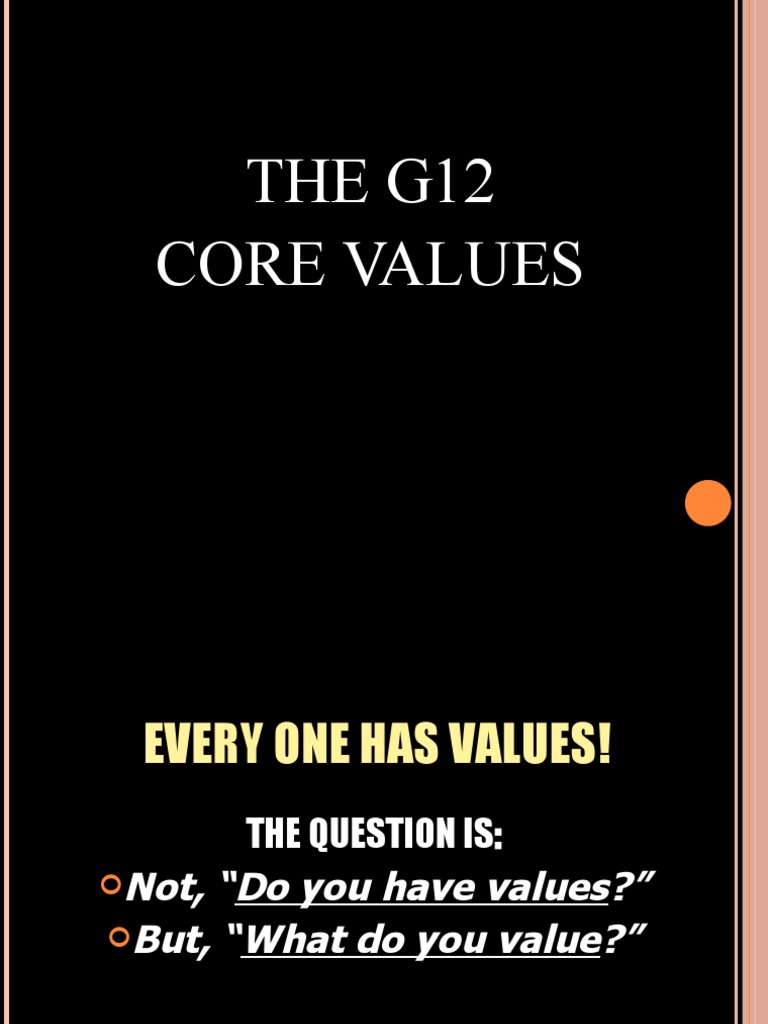 g12 Core Values | Download Free PDF | Disciple (Christianity) | Gospel ...