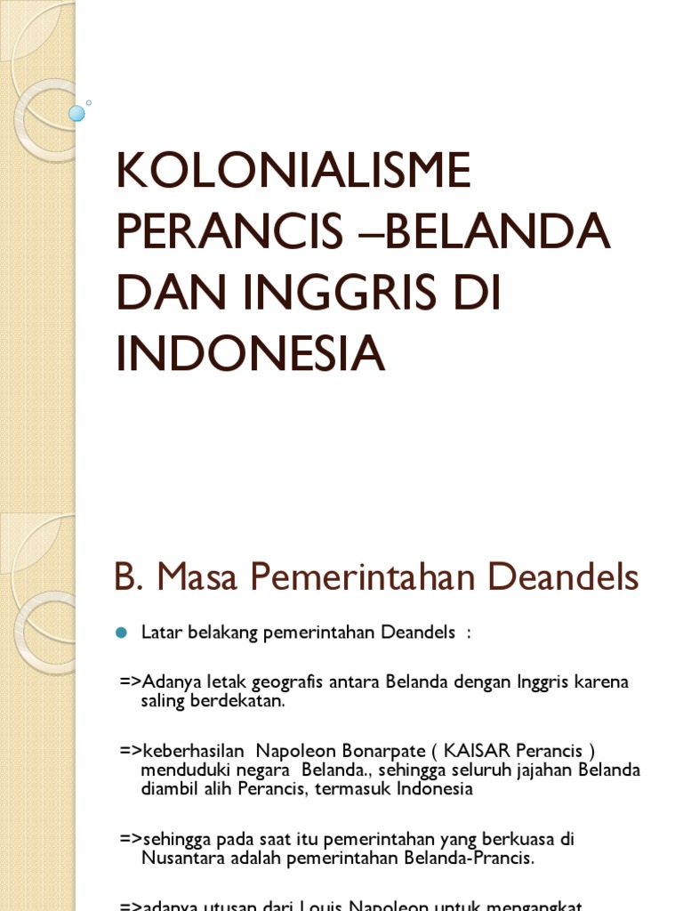 Kebijakan Kolonial Daendels vs Raffles | PDF
