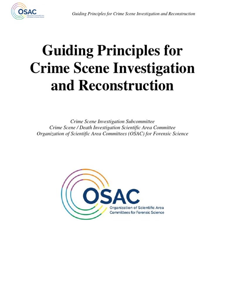 OSAC Proposed Standard - Guiding Principles - CS-DI SAC APPROVED ...