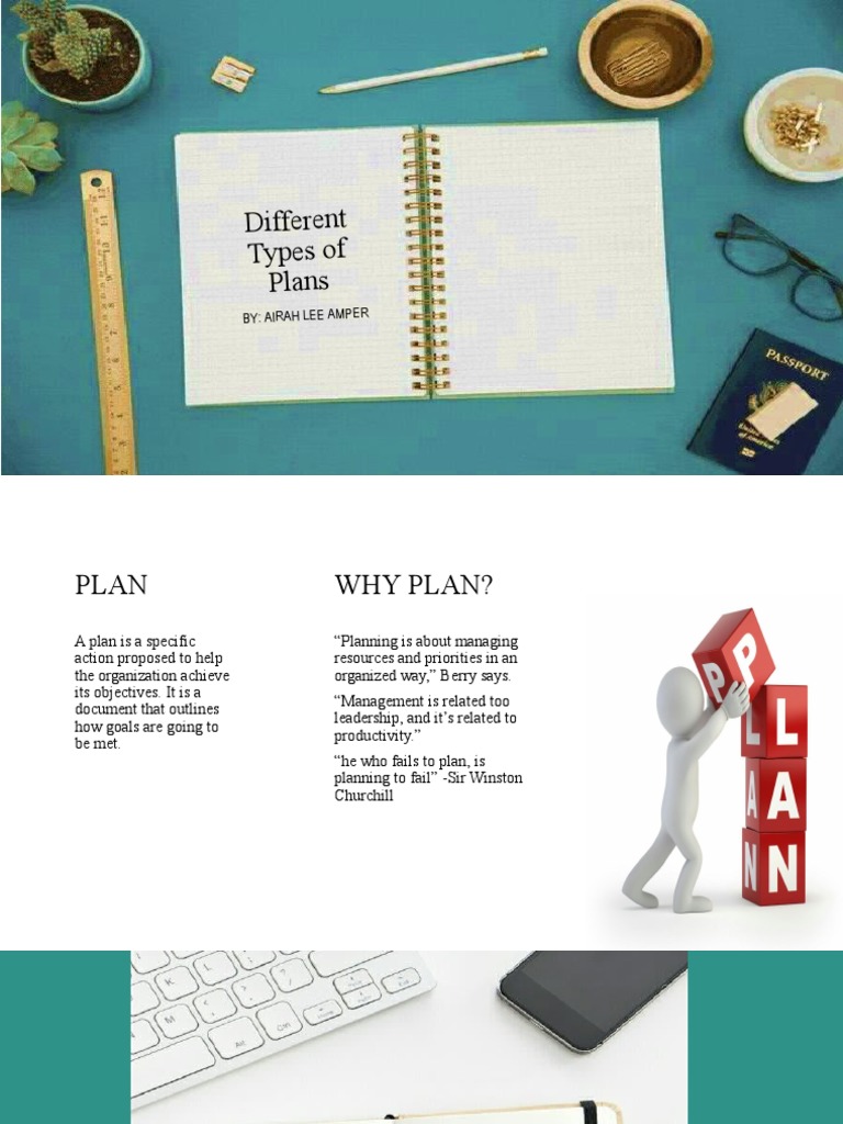 Different Types of Plan | PDF | Goal | Leadership