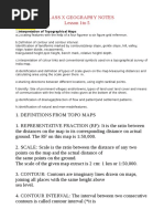 G43S7 and G43S10 Topo Sheets Practice | PDF | Length | Contour Line