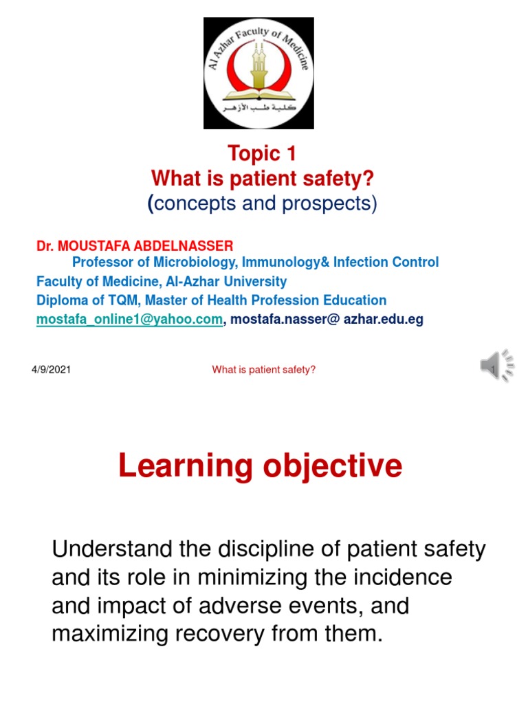 Understanding Patient Safety: A Comprehensive Overview of the ...