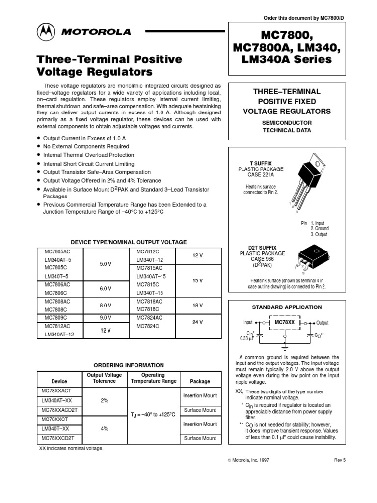 LM7812 positive voltage regulator | Power Supply | Transistor
