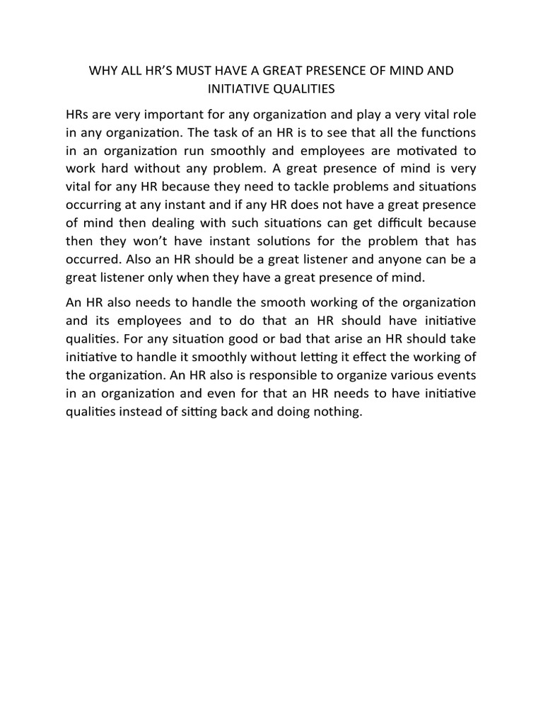 Why All HR | PDF | Career & Growth