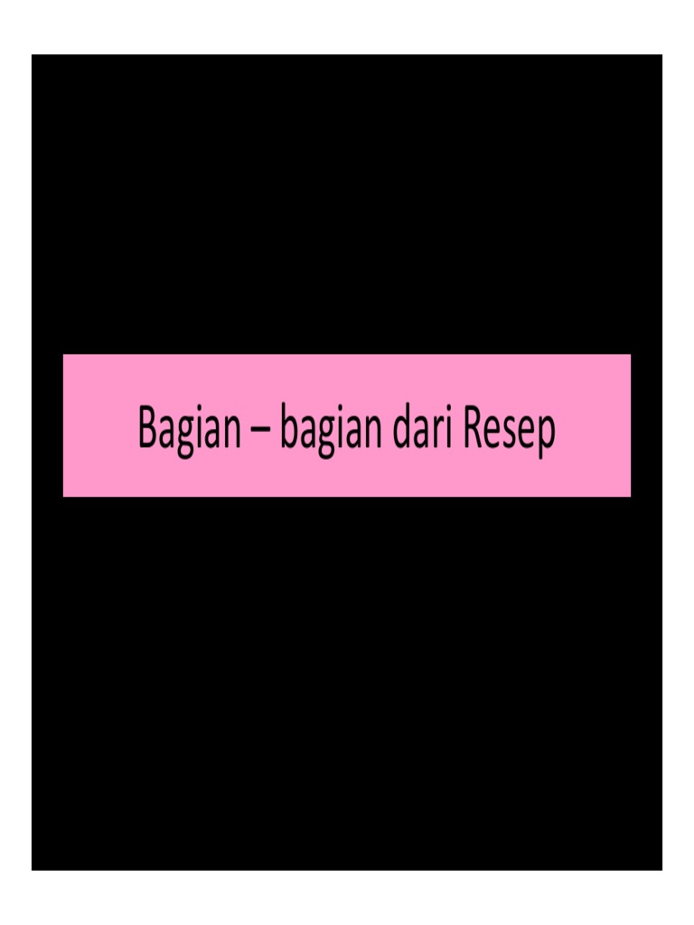 REVIEW Penulisan RESEP DM HR I | PDF | Pharmacology | Drugs