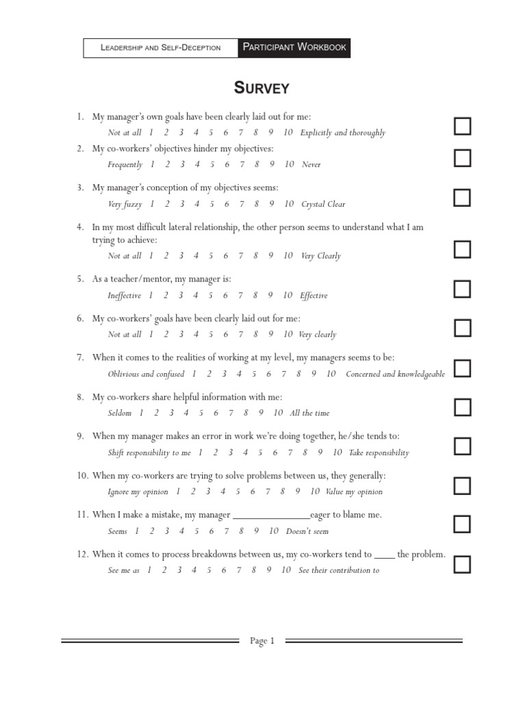 Participants Workbook | PDF | Leadership | Behavioural Sciences