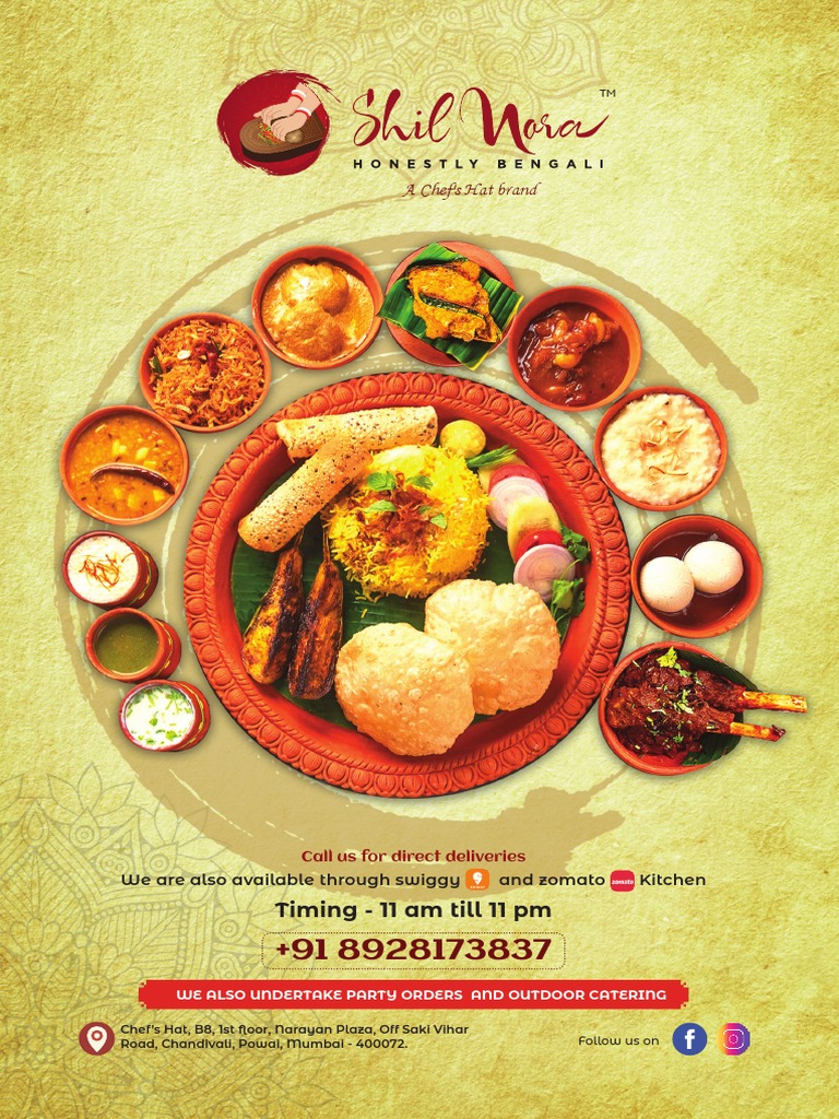 Shil Nora Menu Card-2 | PDF | Curry | Food Ingredients