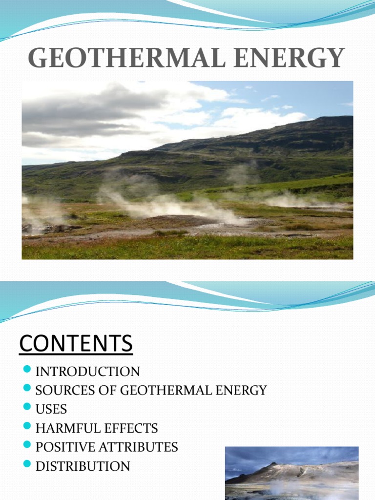 Presentation 1 | PDF | Geothermal Energy | Carbon Dioxide