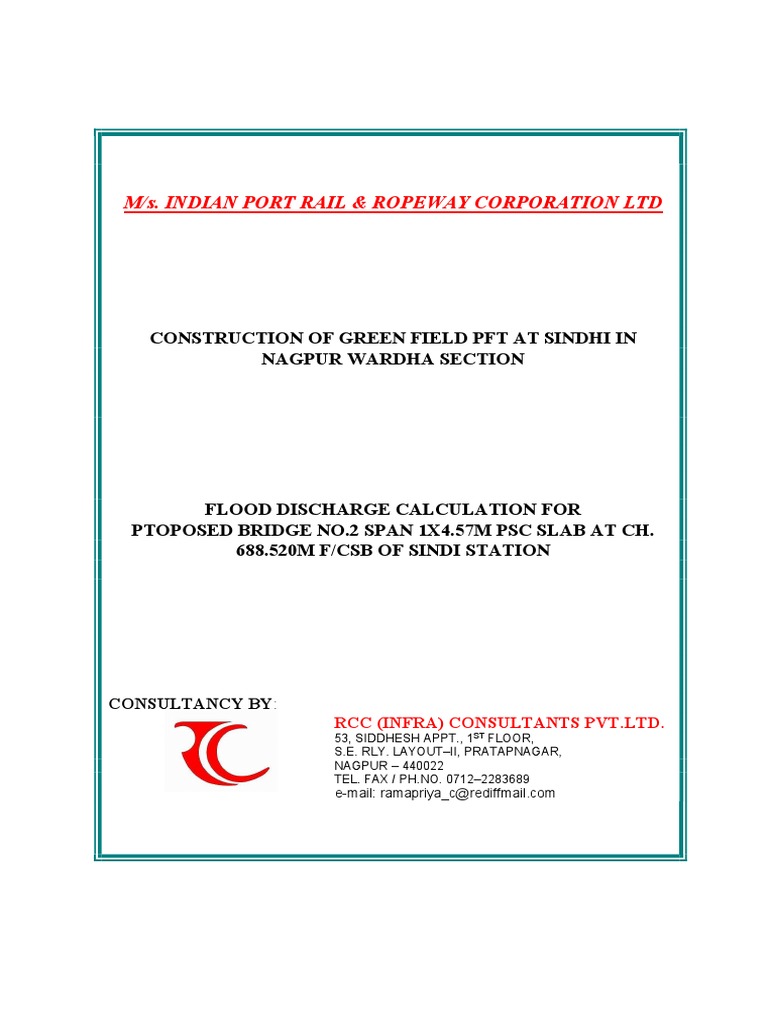 FINAL FDC Bridge No. 2 Span 1x4.57m PSC Slab 22.01.2020 | Download Free ...