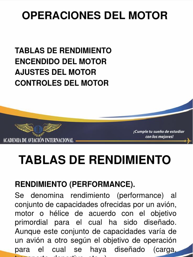 Tablas de Rendimiento | PDF | Avión | Pista