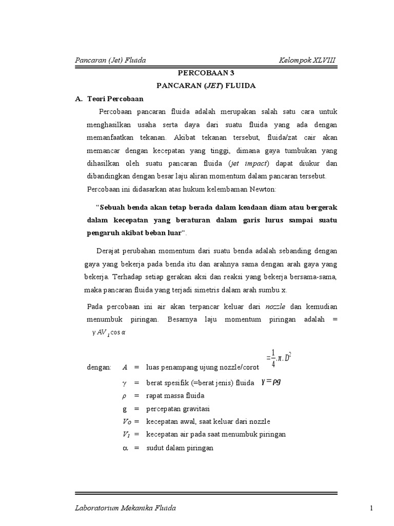 Pancaran Fluida 48 | PDF