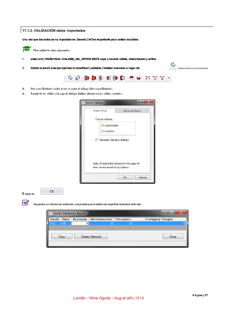 Introduccion A Deswik CAD (077-101) | PDF | Ventana (informática) | La ...