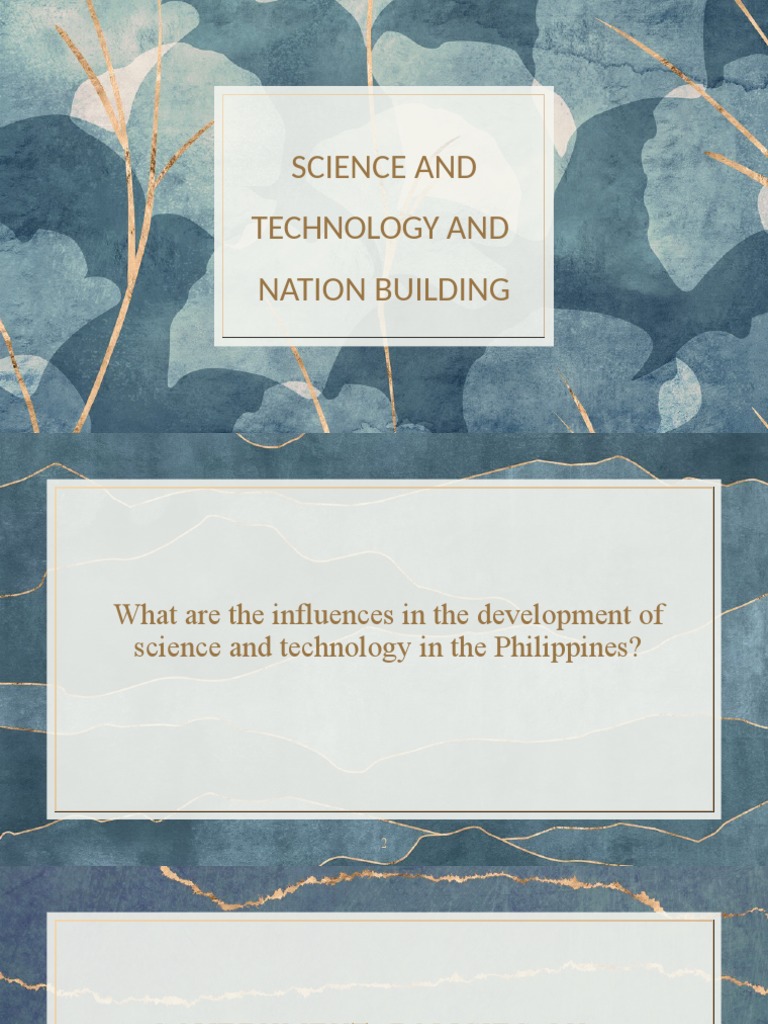 Science and Technology and Nation Building | PDF | Science | Science ...