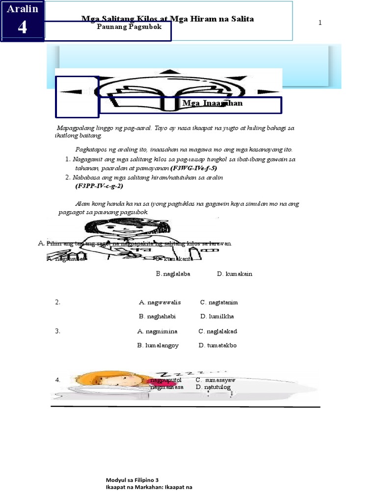Filipino 3 Q4 Week 4 | PDF