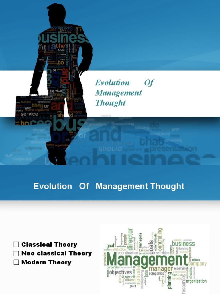 Evolution of Management Thought | PDF | Bureaucracy | Theory