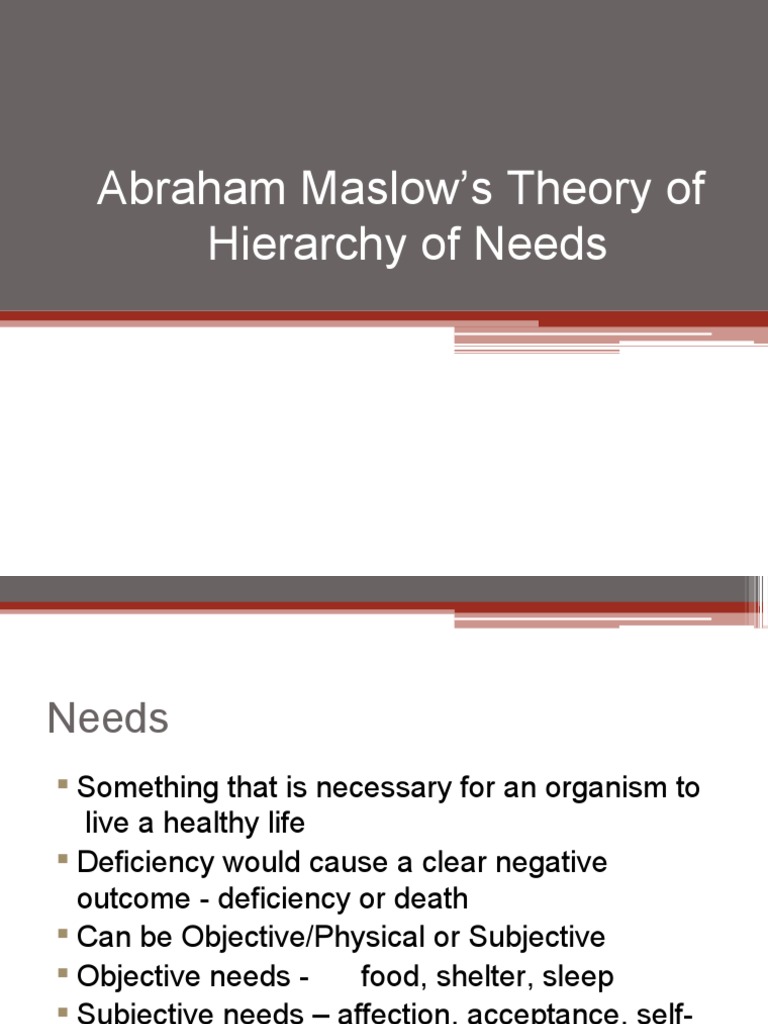 Abraham Maslow Contribution 1.14 | PDF | Human Nature | Psychology